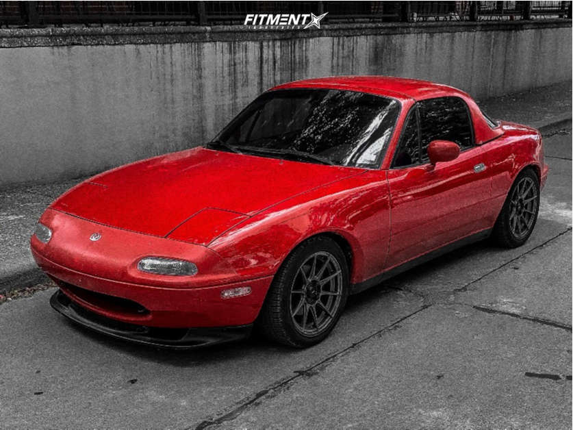 1997 Mazda Miata Base with 15x7 Advanti Racing Storm S1 and Venezia ...