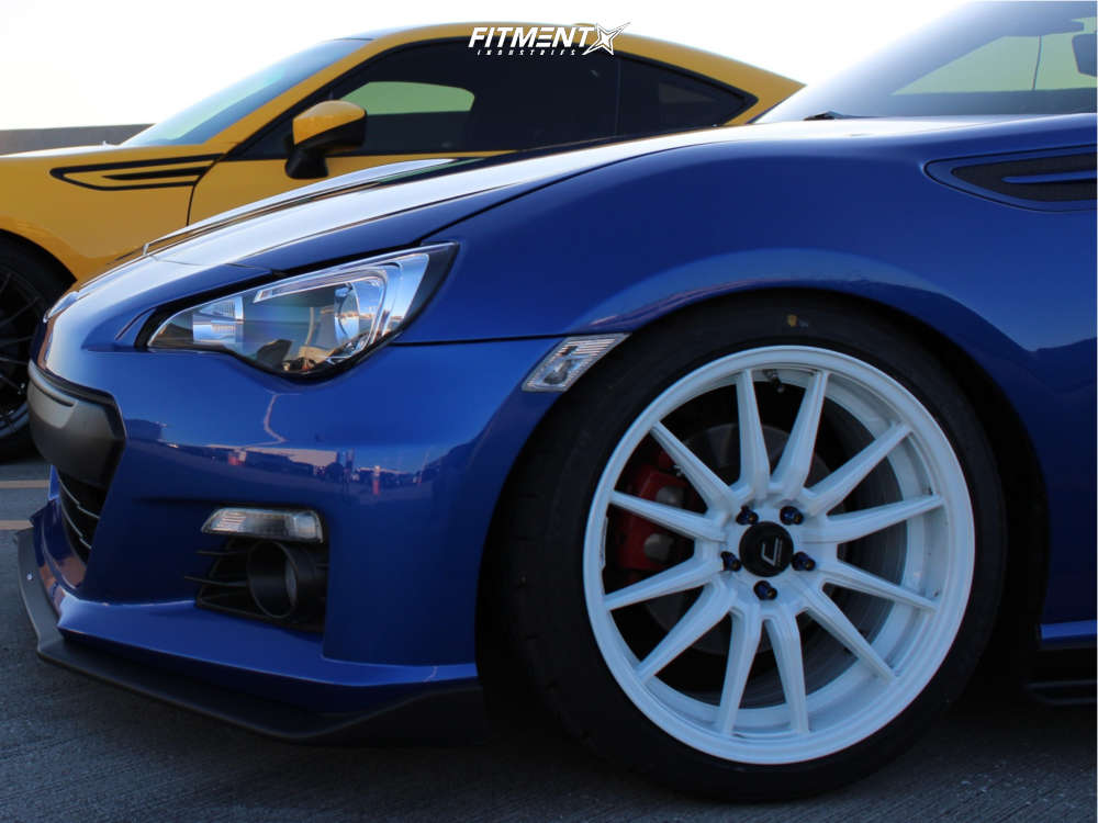 2015 Subaru BRZ Series.Blue with 18x8.5 Cosmis Racing R1 and Firestone ...