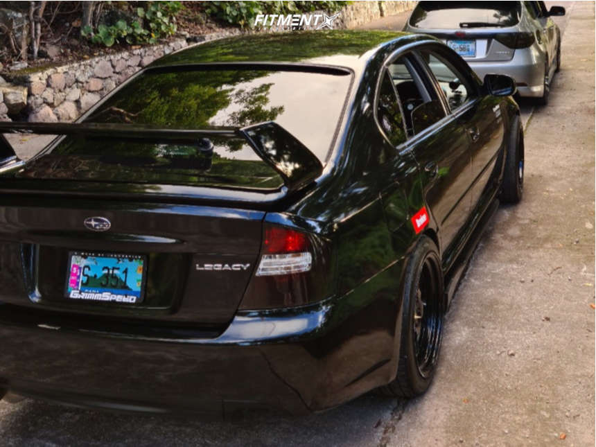 2005 Subaru Legacy GT with 18x9.5 ESR SR02 and Nitto 235x40 on ...