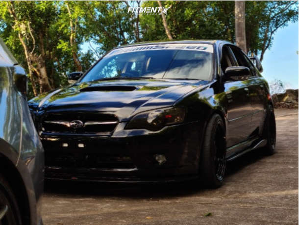 2005 Subaru Legacy GT with 18x9.5 ESR SR02 and Nitto 235x40 on ...