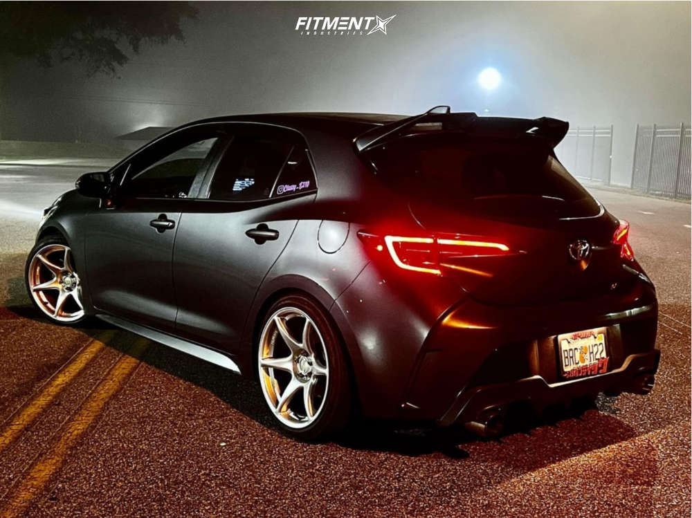 2021 Toyota Corolla SE with 18x9.5 Kansei Tandem and Achilles 225x40 on ...