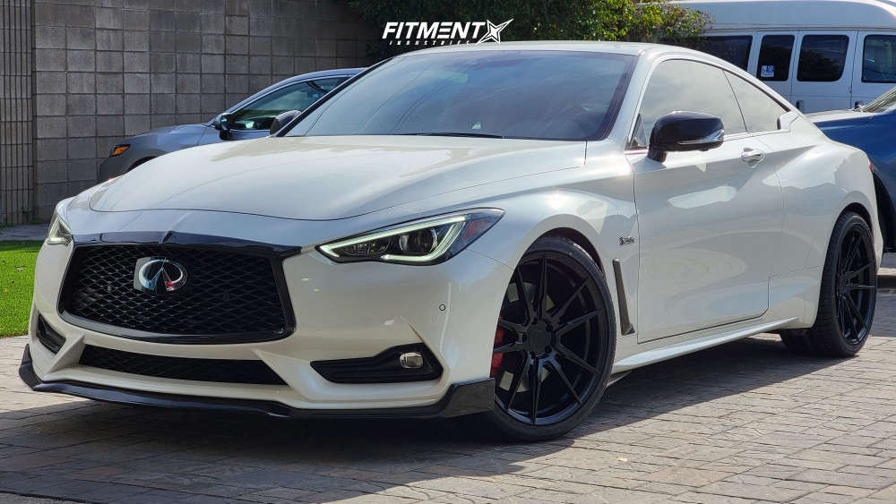 2018 INFINITI Q60 Red Sport 400 with 20x9 Rohana Rfx2 and Falken 255x35 ...