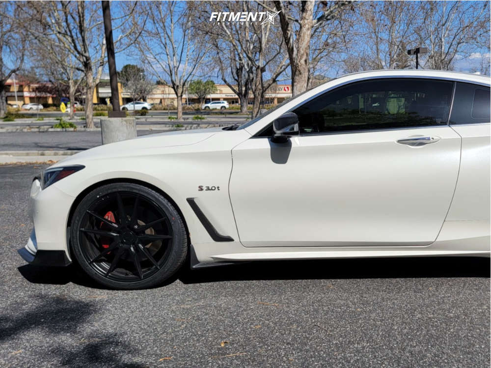 2018 INFINITI Q60 Red Sport 400 with 20x9 Rohana Rfx2 and Falken 255x35 ...