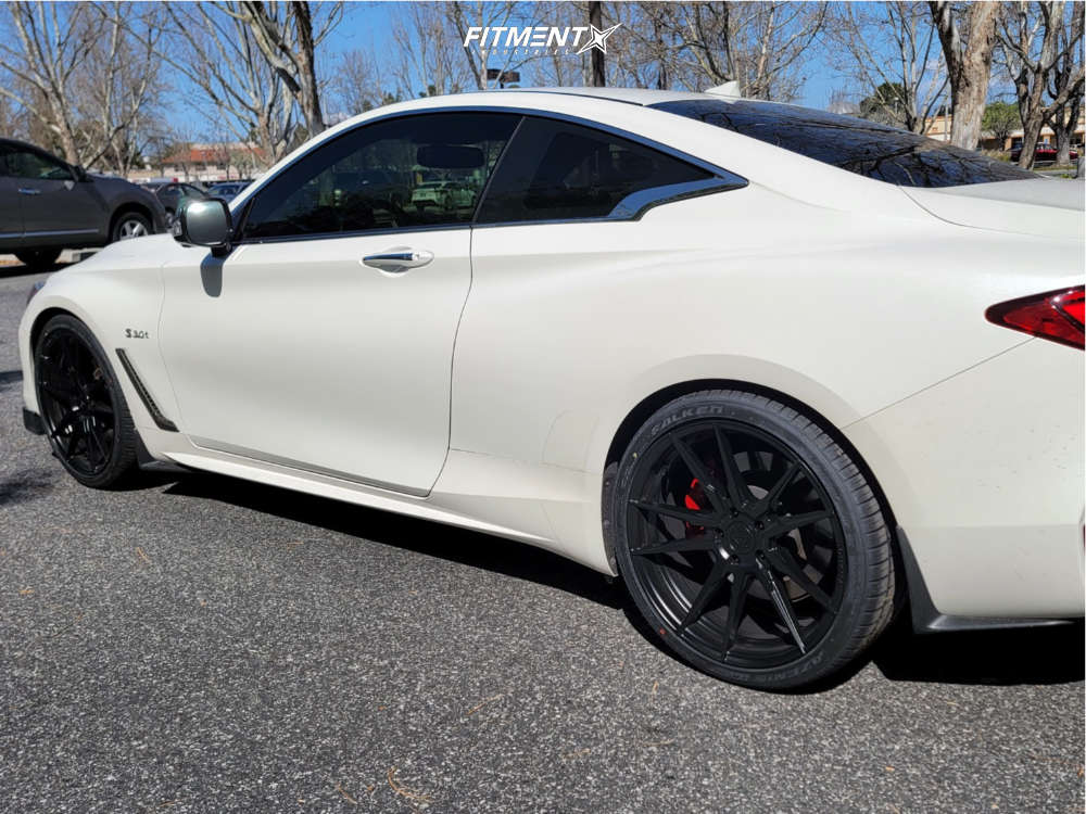 2018 INFINITI Q60 Red Sport 400 with 20x9 Rohana Rfx2 and Falken 255x35 ...