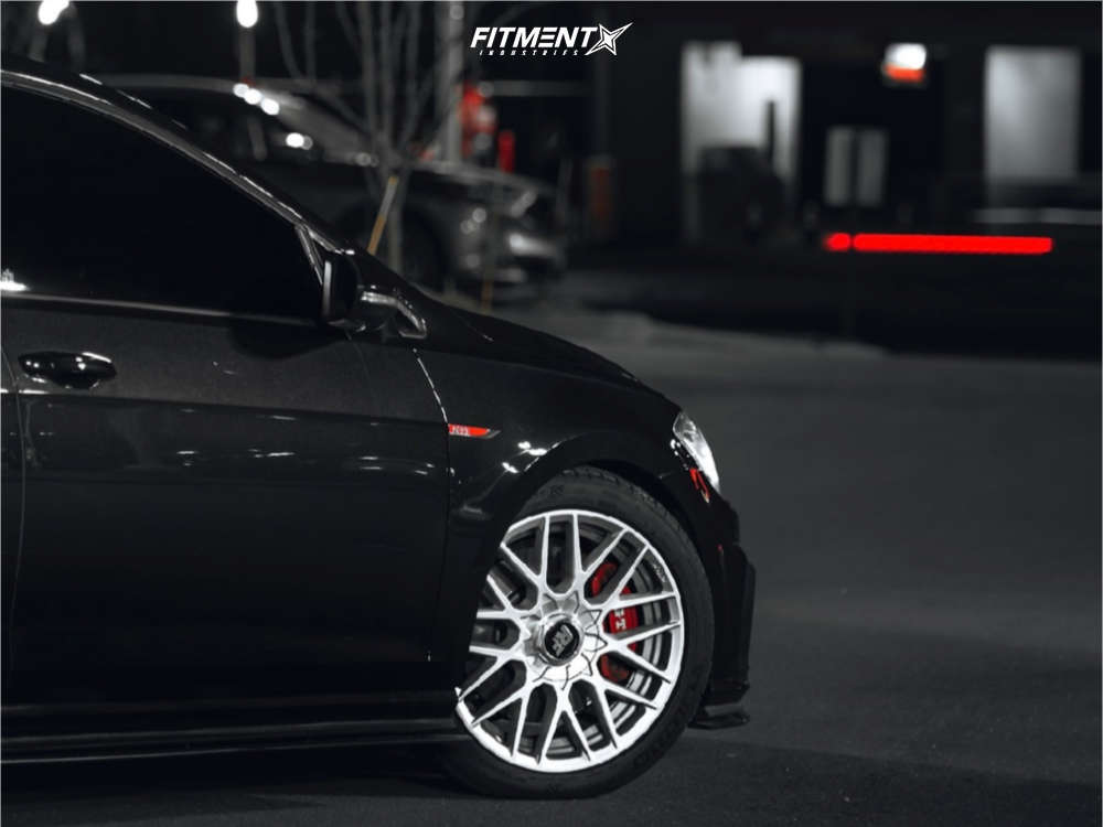 2019 Volkswagen GTI S with 18x8.5 Rotiform Rse and Michelin 245x40 on ...