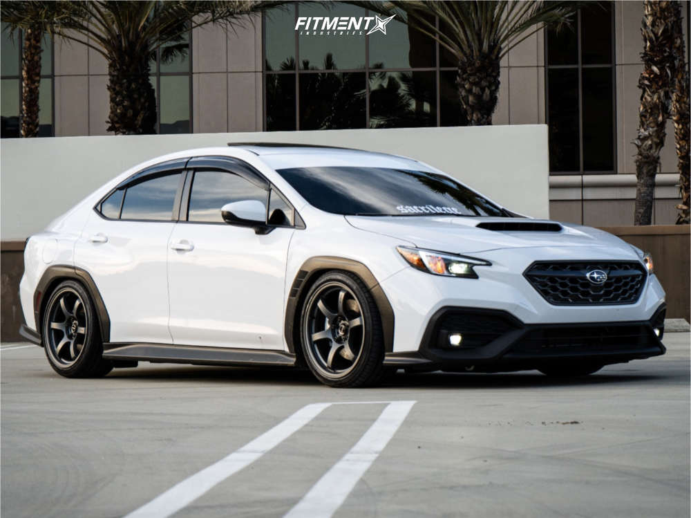2022 Subaru WRX Premium with 18x9.5 Gram Lights 57dr and Bridgestone ...