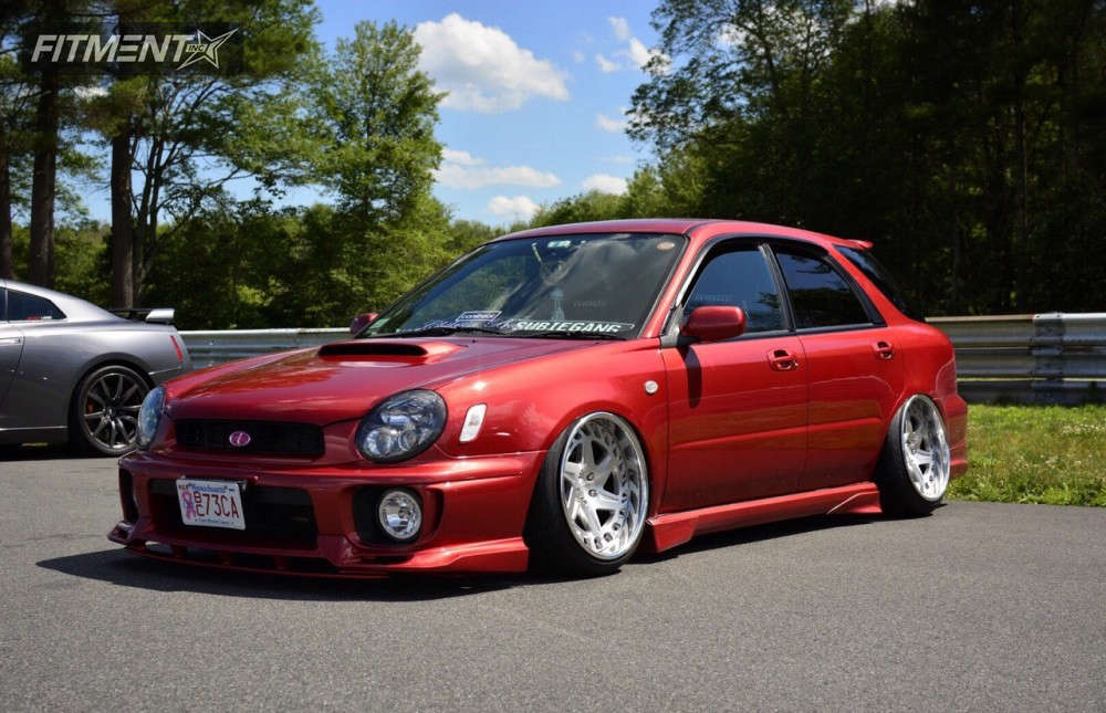 2002 Subaru WRX STI Base with 18x10 Brada TF6 and Nankang 215x40 on Air ...