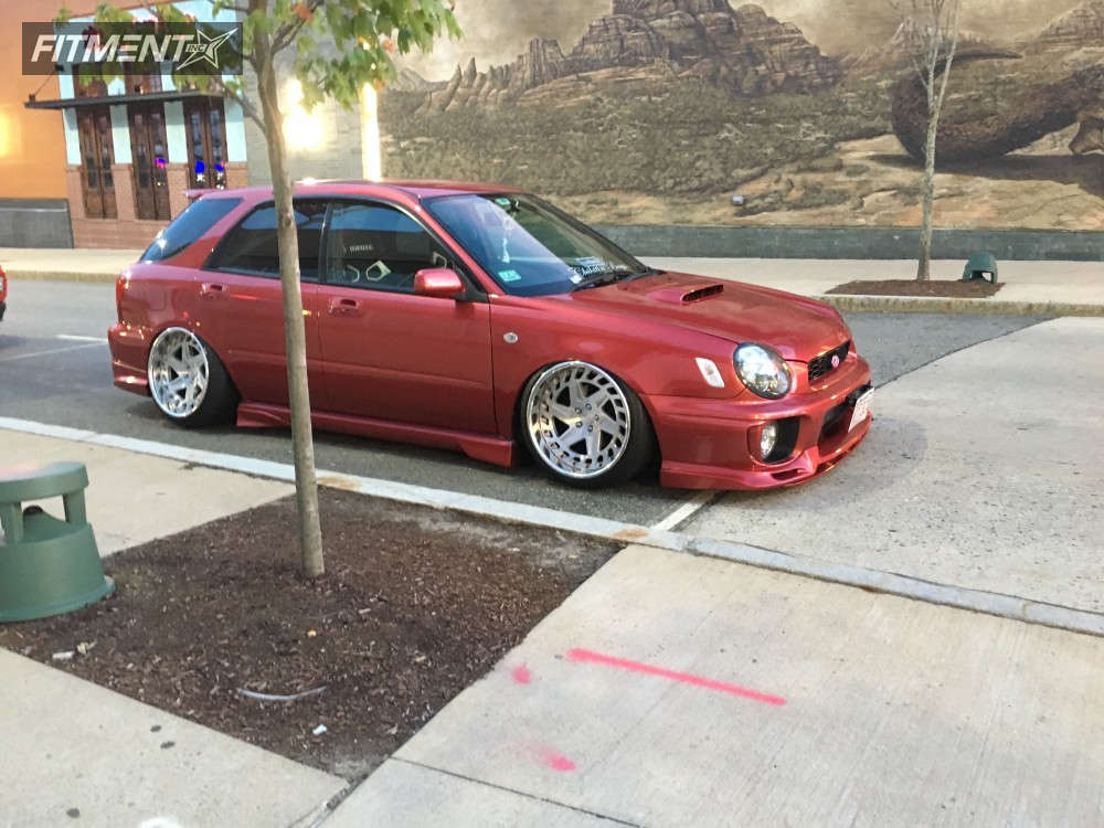 2002 Subaru WRX STI Base with 18x10 Brada TF6 and Nankang 215x40 on Air ...
