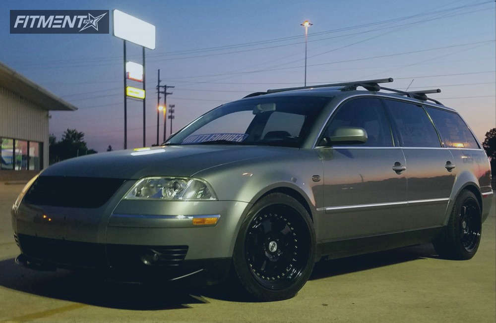 2001 Volkswagen Passat GLS with 17x9.5 ESR Sr02 and Continental 225x45 ...