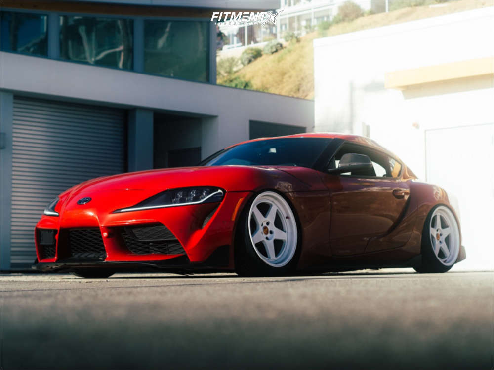 2021 Toyota GR Supra other with 19x10.5 Kansei Knp and Ironman 235x35 ...