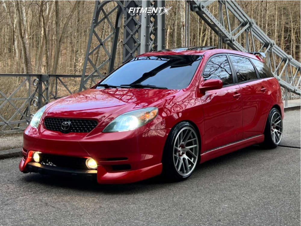 2004 Toyota Matrix XRS with 18x9.5 Anovia Elder and Delinte 225x40 on ...