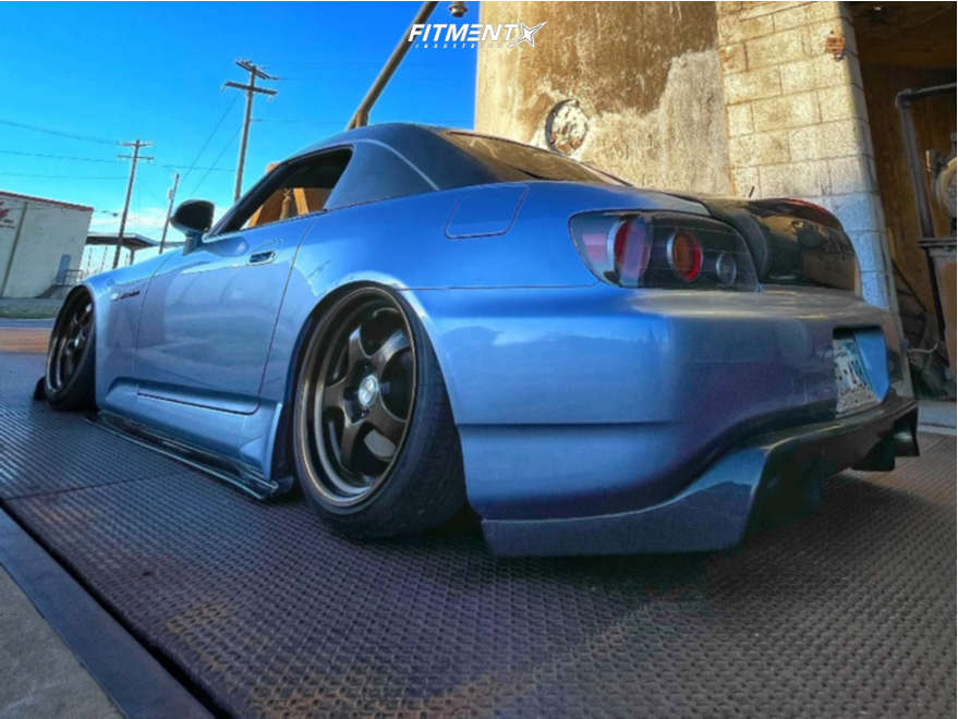 2004 Honda S2000 Base with 17x9 Work Meister S1 2p and Fullway 215x40 ...