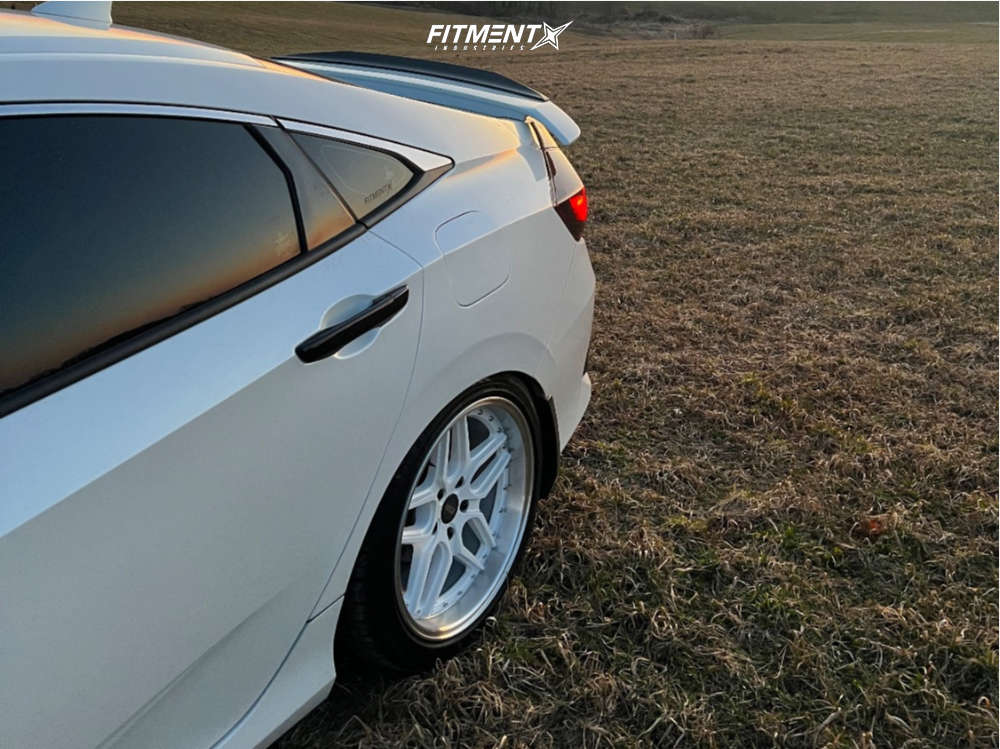 2017 Honda Civic EX-T with 18x9.5 ESR Cs15 and Delinte 245x40 on ...