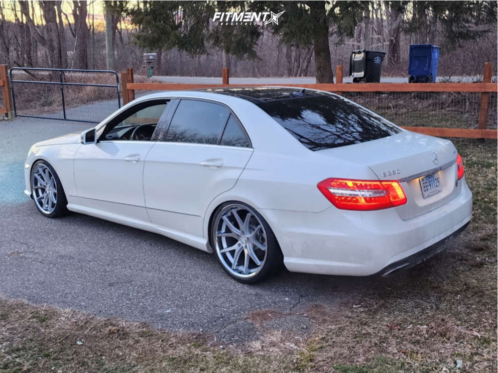 2010 Mercedes-Benz E350 4Matic with 20x9 Ferrada Fr2 and Ohtsu 235x35 ...