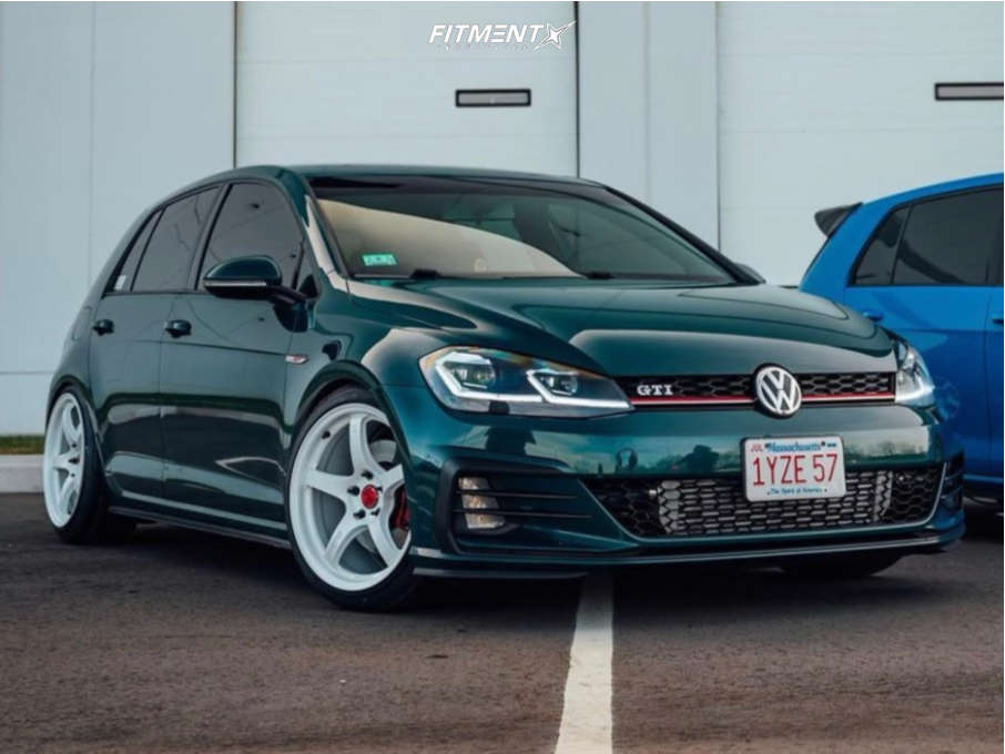 2018 Volkswagen GTI S with 18x9.5 Gram Lights 57cr and Nitto 225x40 on ...