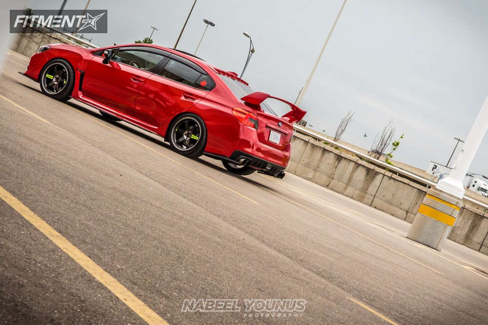 2015 Subaru WRX STI Limited with 18x10 Volk Te37sl and Yokohama 265x35 on Coilovers | 259571 ...