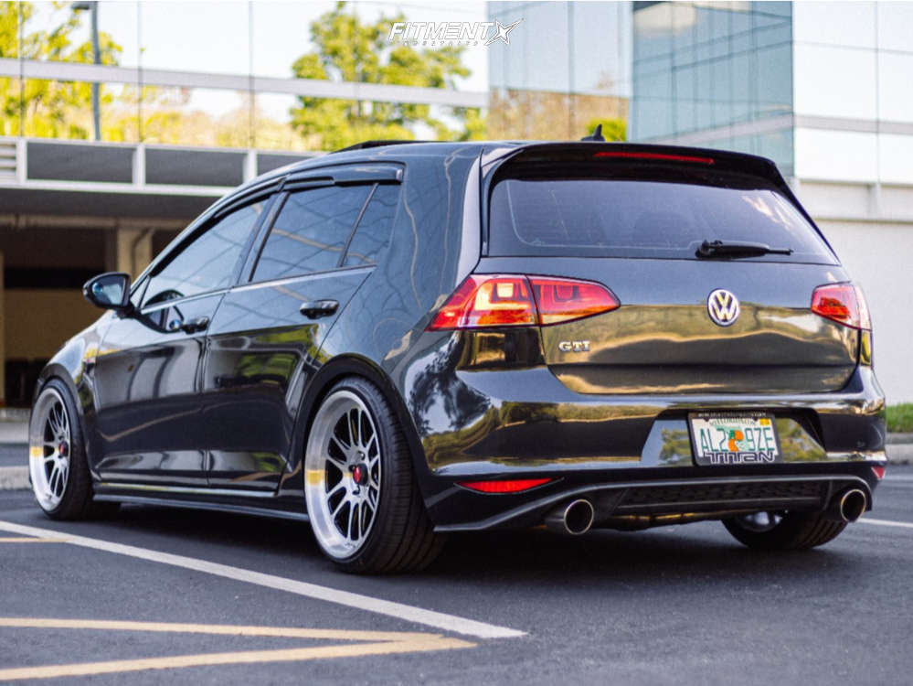 2016 Volkswagen GTI SE with 18x9.5 Aodhan Ah07 and Atlas 225x35 on ...