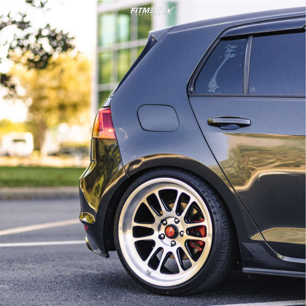 2016 Volkswagen GTI SE with 18x9.5 Aodhan Ah07 and Atlas 225x35 on ...