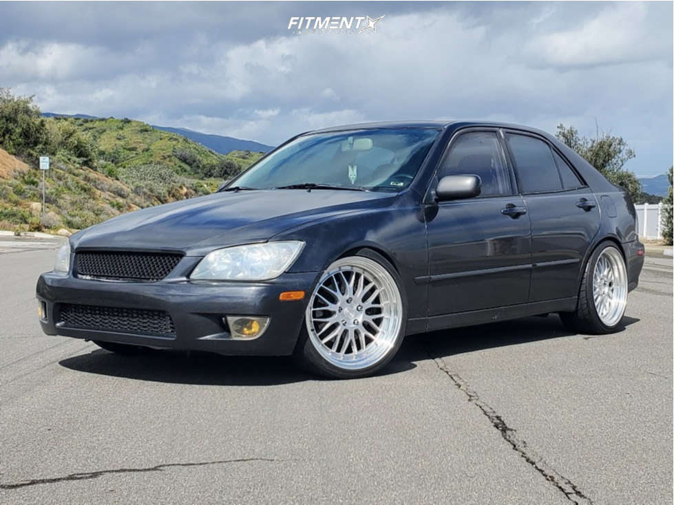 2003 Lexus IS300 Base with 19x9.5 ESR Sr05 and Nitto 235x35 on Lowering ...