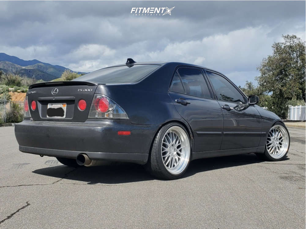 2003 Lexus IS300 Base with 19x9.5 ESR Sr05 and Nitto 235x35 on Lowering ...