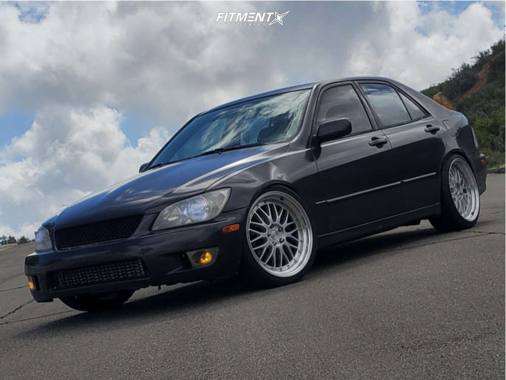 2003 Lexus IS300 Base with 19x9.5 ESR Sr05 and Nitto 235x35 on Lowering ...