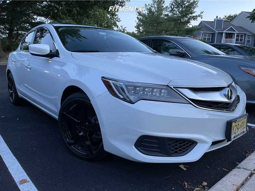 2018 Acura ILX Base with 18x8 Ravetti M13 and Vercelli 225x40 on Stock ...
