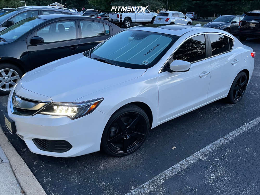 2018 Acura ILX Base with 18x8 Ravetti M13 and Vercelli 225x40 on Stock ...