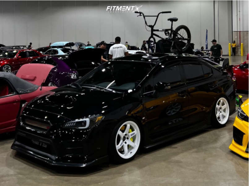 2020 Subaru WRX STI Limited with 18x10 Volk Te37sl and Michelin 245x40 ...