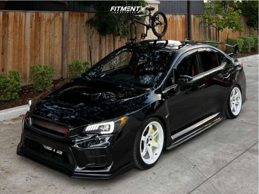 2020 Subaru WRX STI Limited with 18x10 Volk Te37sl and Michelin 245x40 ...