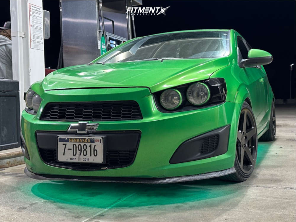 2016 Chevrolet Sonic LT with 18x8.5 Petrol P2c and Delinte 225x40 on ...