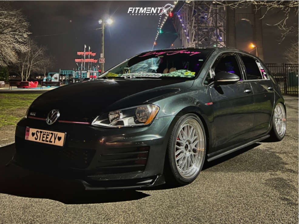 2016 Volkswagen GTI S with 18x8 Vors Vr8 and Kumho 225x40 on Coilovers ...