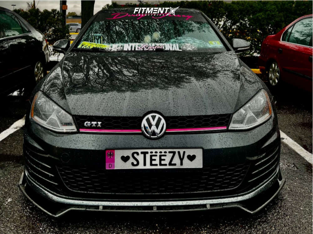 2016 Volkswagen GTI S with 18x8 Vors Vr8 and Kumho 225x40 on Coilovers ...
