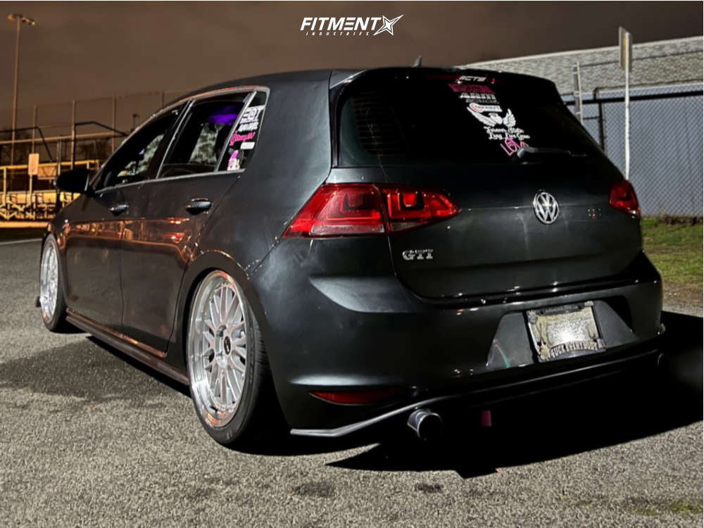 2016 Volkswagen GTI S with 18x8 Vors Vr8 and Kumho 225x40 on Coilovers ...