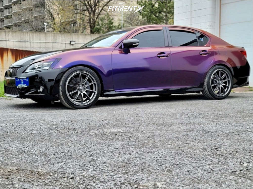 2013 Lexus GS350 Base with 19x8.5 OZ Racing Hyper Gt Hlt and Yokohama ...