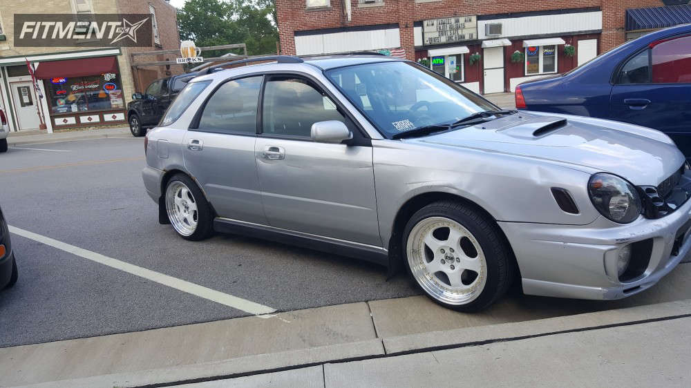2002 Subaru WRX Base with 17x8.5 ESR Sr06 and Nexen 195x40 on Lowering ...