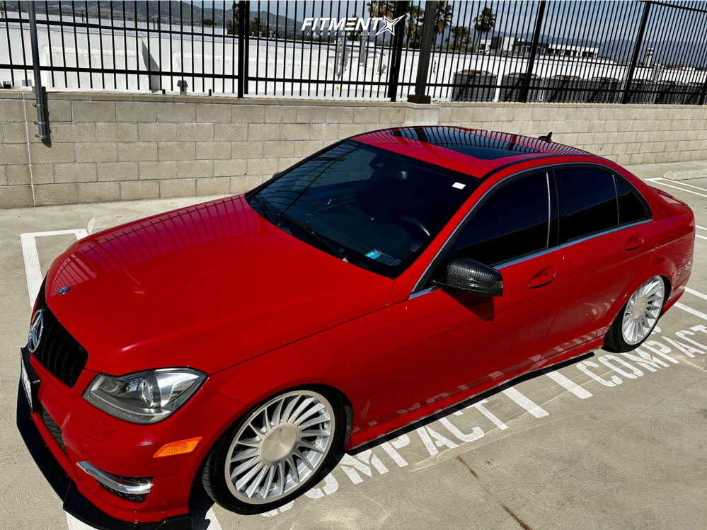 2013 Mercedes-Benz C300 4Matic Sport with 18x8.5 3SDM 0.04 and Vercelli ...