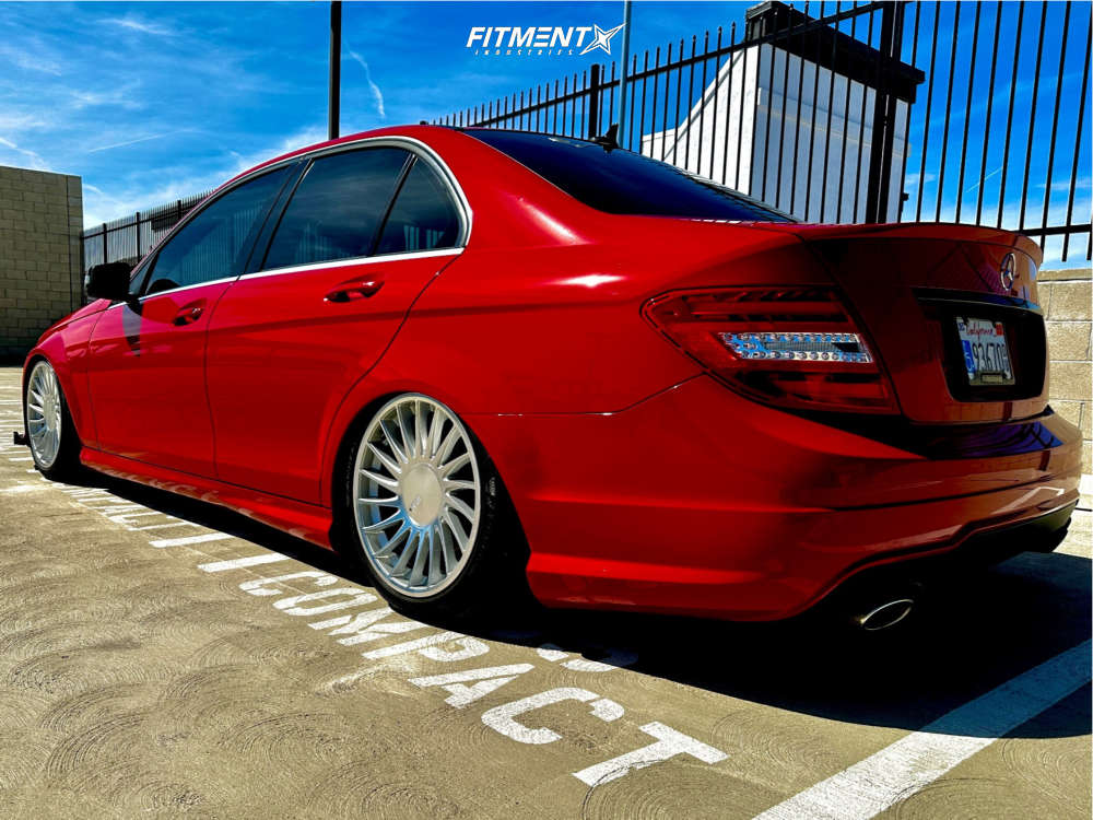 2013 Mercedes-Benz C300 4Matic Sport with 18x8.5 3SDM 0.04 and Vercelli ...