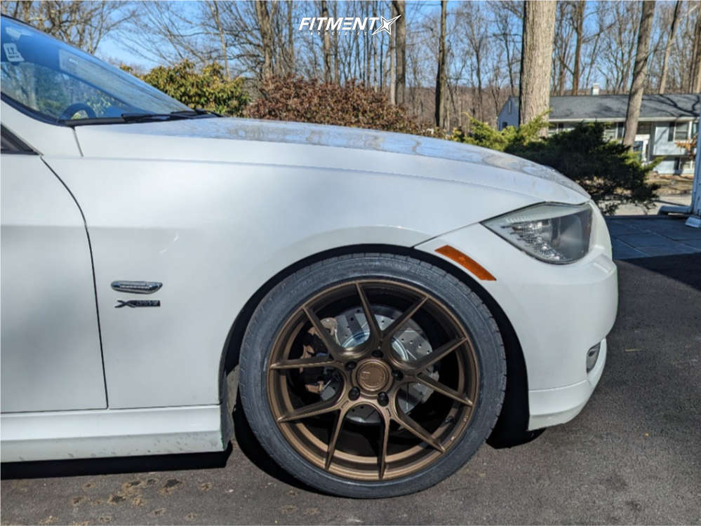 2011 BMW 328i XDrive Base with 18x8.5 Aodhan Ah11 and Vercelli 235x40 ...