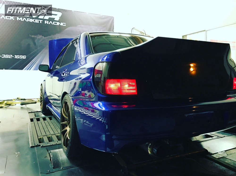 2002 Subaru WRX STI Base with 18x8.5 Traklite Trak-k and Hankook 235x40 ...