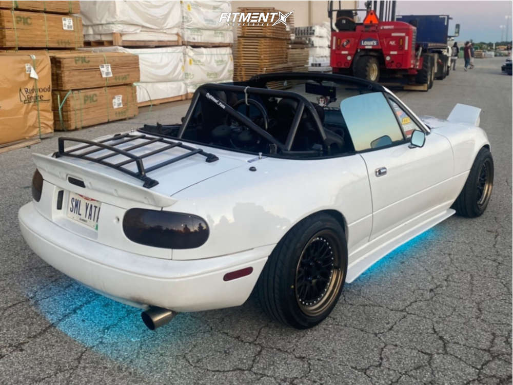 1990 Mazda Miata Base with 15x8 AVID1 Av12 and Yokohama 195x50 on ...