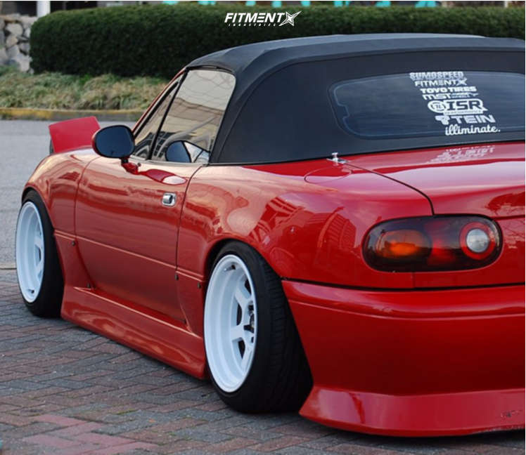 1990 Mazda Miata Base with 15x8 MST Time Attack and Toyo Tires 195x45 ...