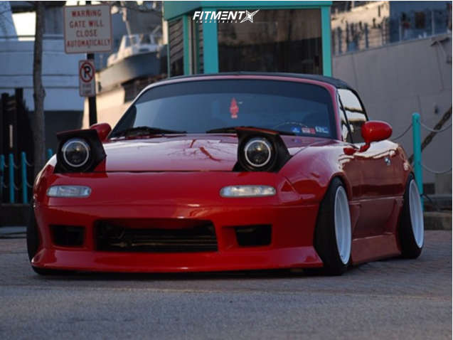 1990 Mazda Miata Base with 15x8 MST Time Attack and Toyo Tires 195x45 ...