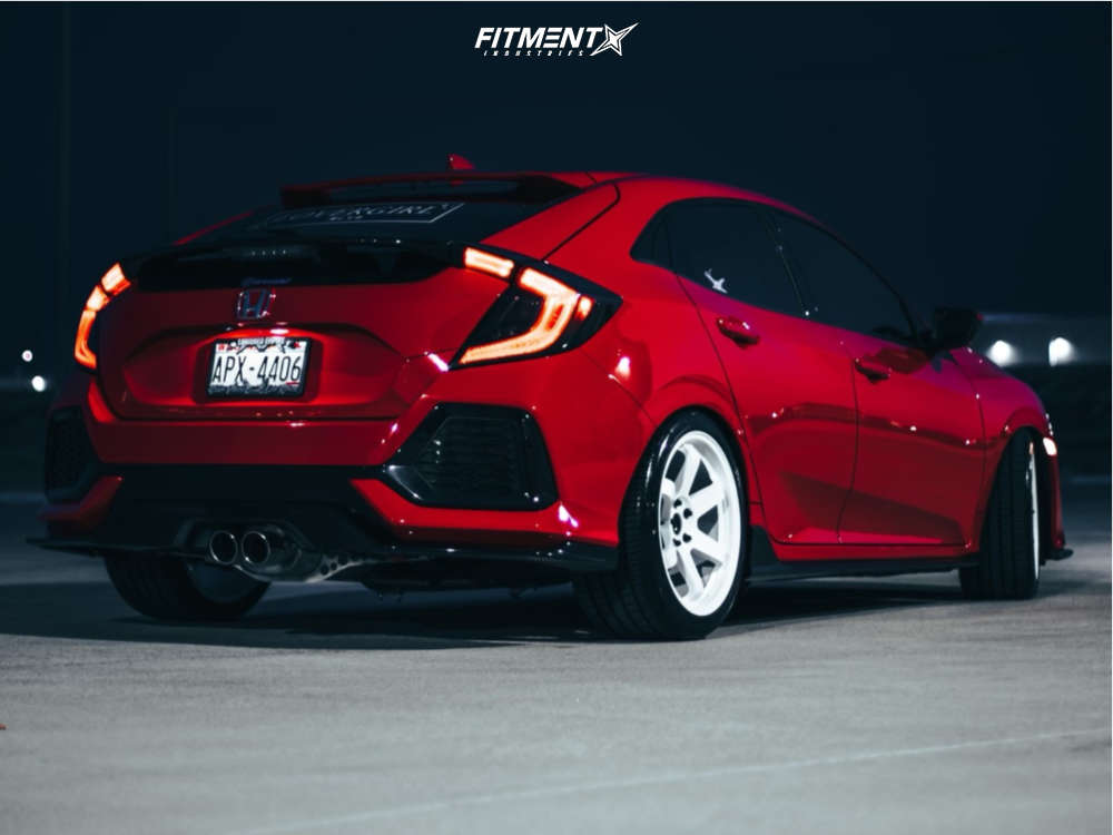 2017 Honda Civic Sport with 18x9.5 AVID1 AV6 and Falken 265x35 on ...