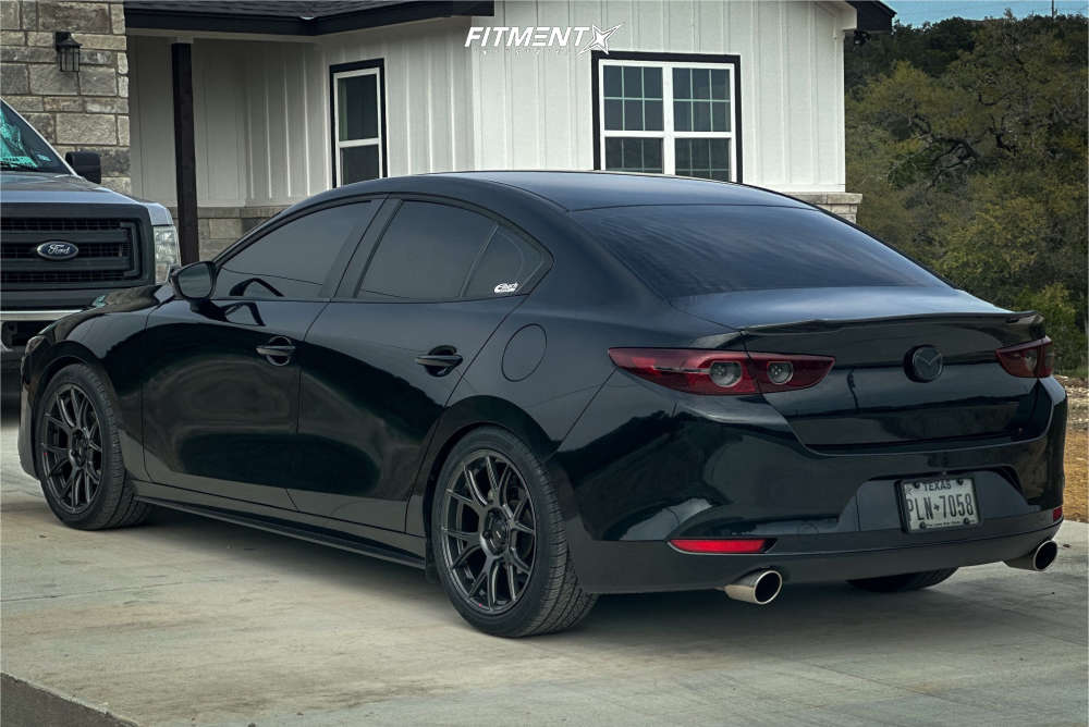 2021 Mazda 3 2.5 S with 18x8.5 Konig Ampliform and Vercelli 245x40 on ...