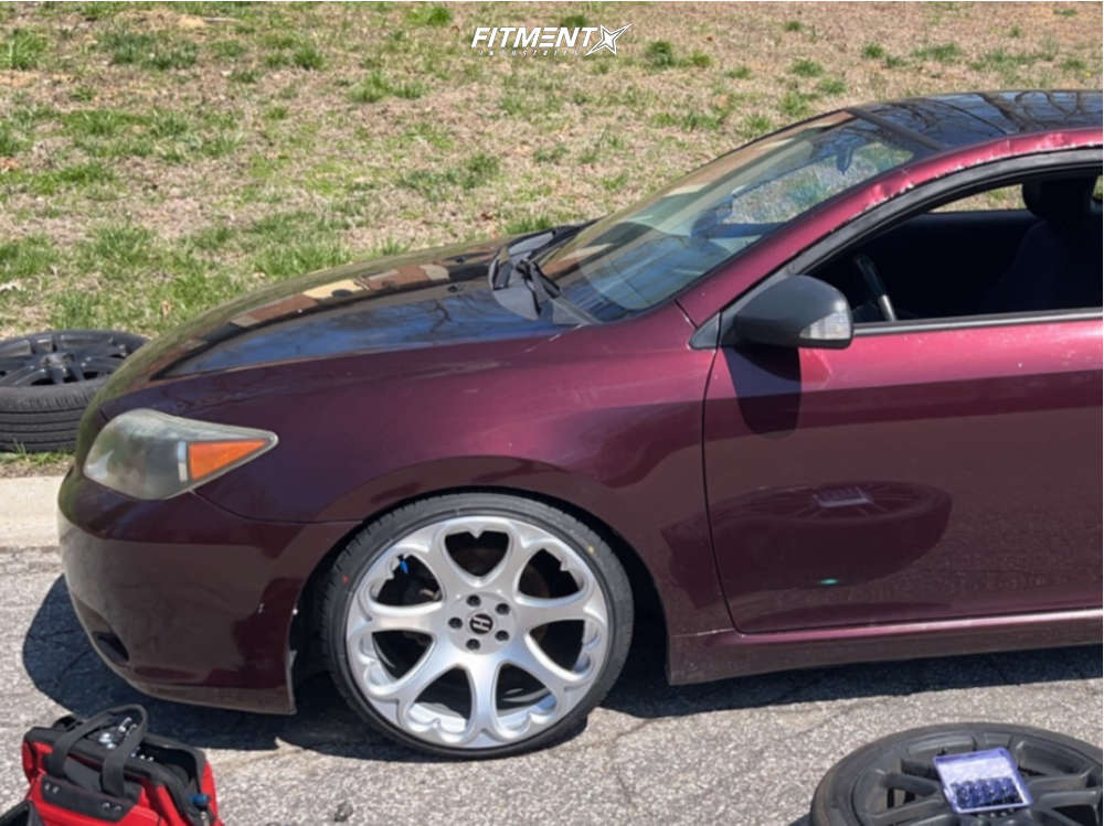 2005 Scion TC Base with 18x9.5 Heritage Kokoro Monoc and Altenzo 215x35 on Coilovers | 2604710 ...