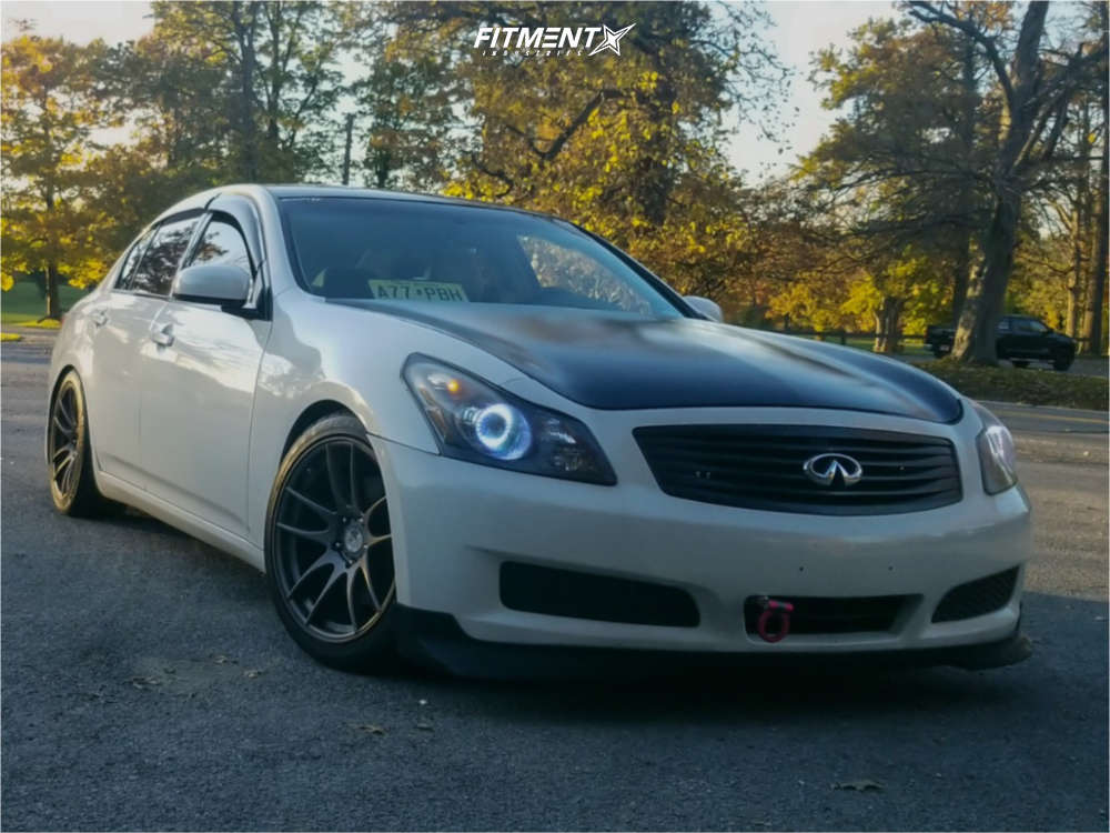 2008 INFINITI G35 X with 18x9.5 AVID1 Av32 and Toyo Tires 245x40 on ...