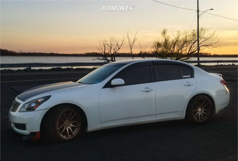 2008 INFINITI G35 X with 18x9.5 AVID1 Av32 and Toyo Tires 245x40 on ...