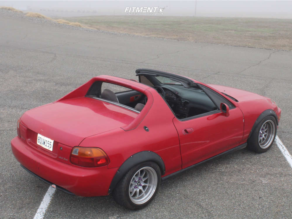 1993 Honda Civic Del Sol Si with 15x8 MST Mt11 and Nitto 205x50 on ...
