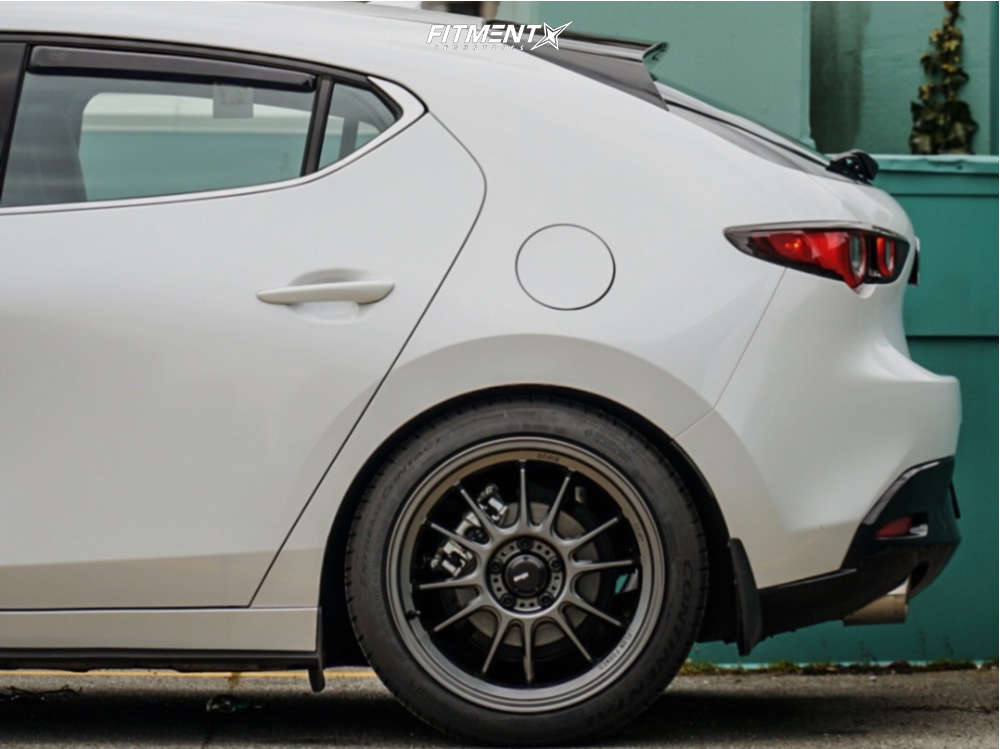 2022 Mazda 3 2.5 Turbo with 18x8.5 Konig Hypergram and Continental ...