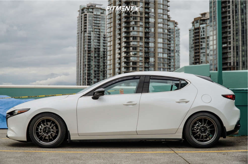 2022 Mazda 3 2.5 Turbo with 18x8.5 Konig Hypergram and Continental ...